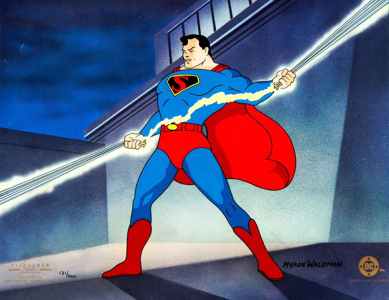 FLEISCHER SUPERMAN: Dig These 13 Groovy Pieces of Classic Animation Art | 13th Dimension, Comics ...