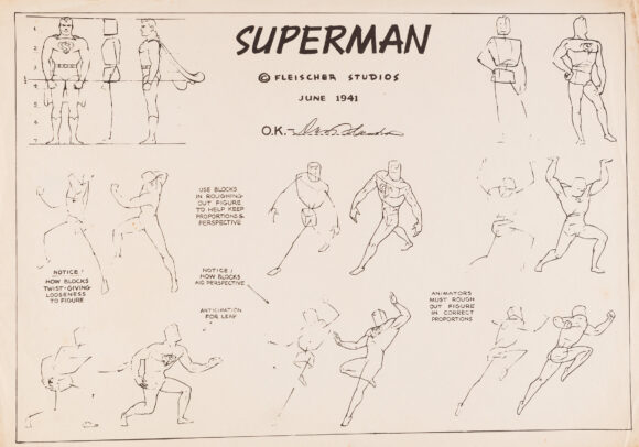 FLEISCHER SUPERMAN: Dig These 13 Groovy Pieces of Classic Animation Art ...