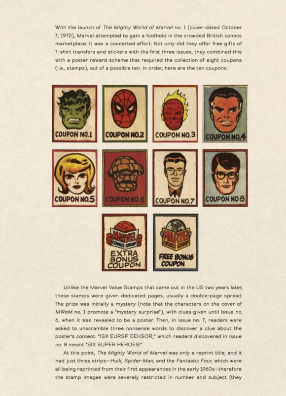 New MARVEL VALUE STAMPS Book Is a Goldmine of Graphic Beauty — and Rare ...