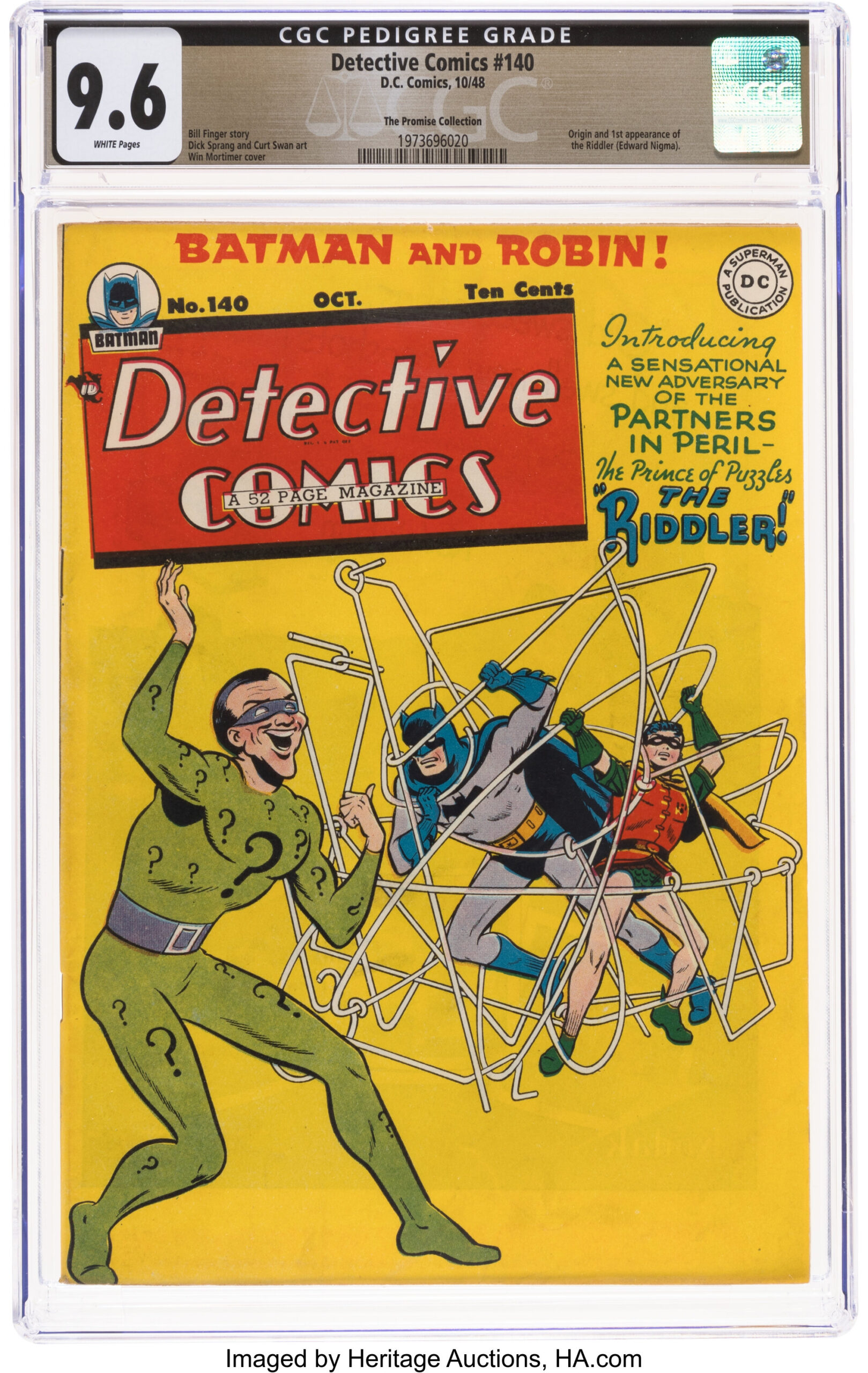 DETECTIVE COMICS #27 Leads Auction of Major Historic Comics | 13th ...