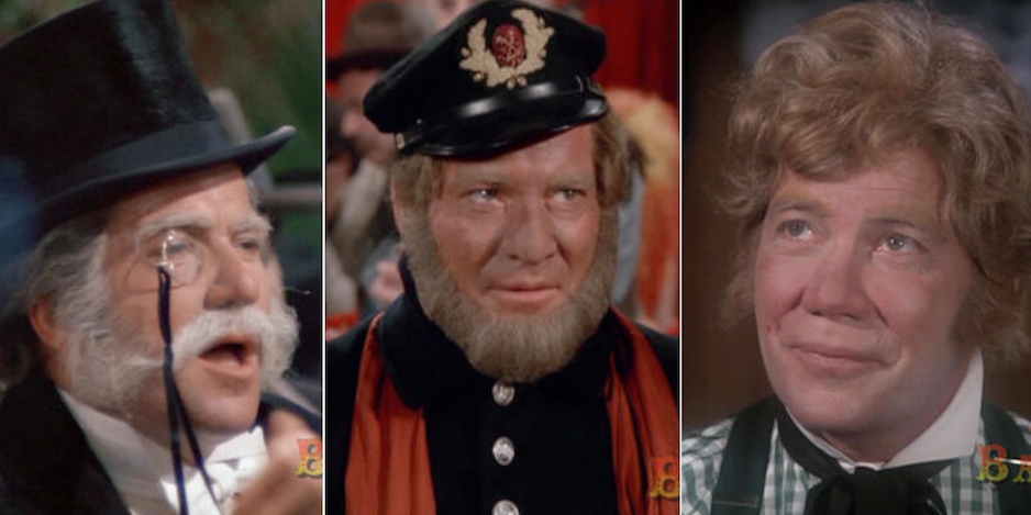 CAPTAIN SMIRK: 13 Wacky WILLIAM SHATNER Disguises From the Cult-Fave ...
