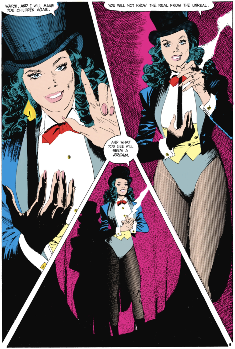 13 PAGES AND PANELS: GRAY MORROW’s Brilliant ZATANNA | 13th Dimension, Comics, Creators, Culture