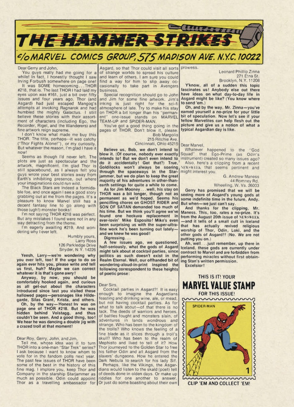 13 GREAT PAGES From MARVEL VALUE STAMPS: A Visual History | 13th ...