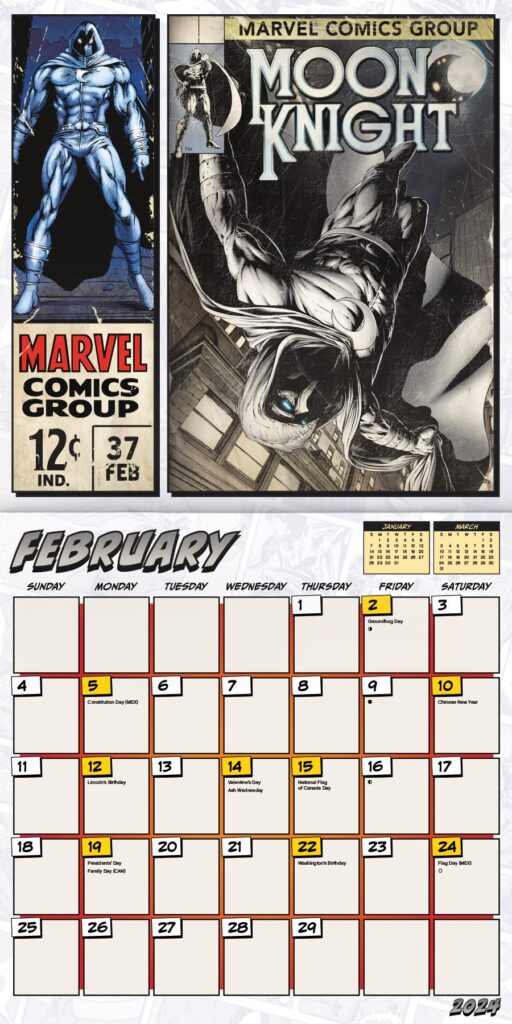 A Whopping FOUR More Retro MARVEL CALENDARS Are Coming for 2024 | 13th ...