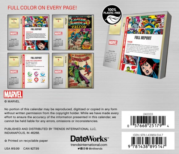 A Whopping FOUR More Retro MARVEL CALENDARS Are Coming for 2024 | 13th ...
