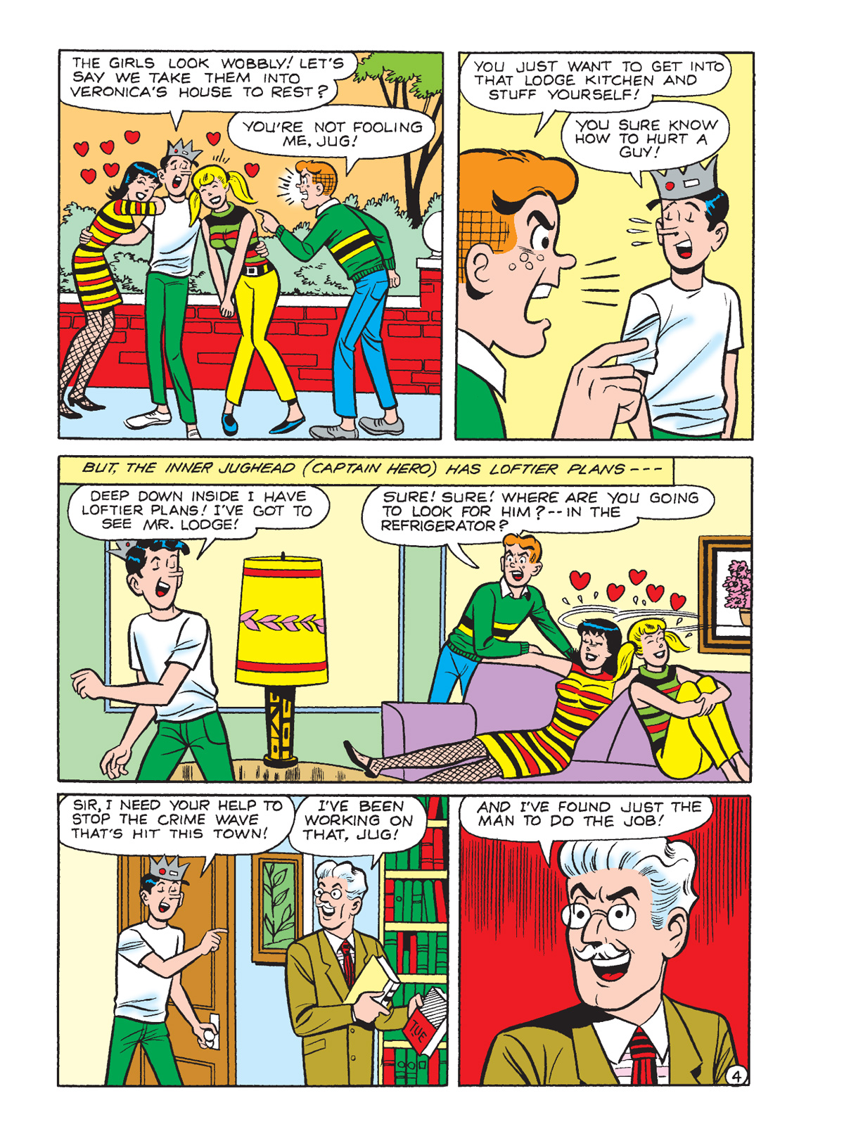 CAPTAIN HERO Returns in New JUGHEAD Superhero Digest Special | 13th ...