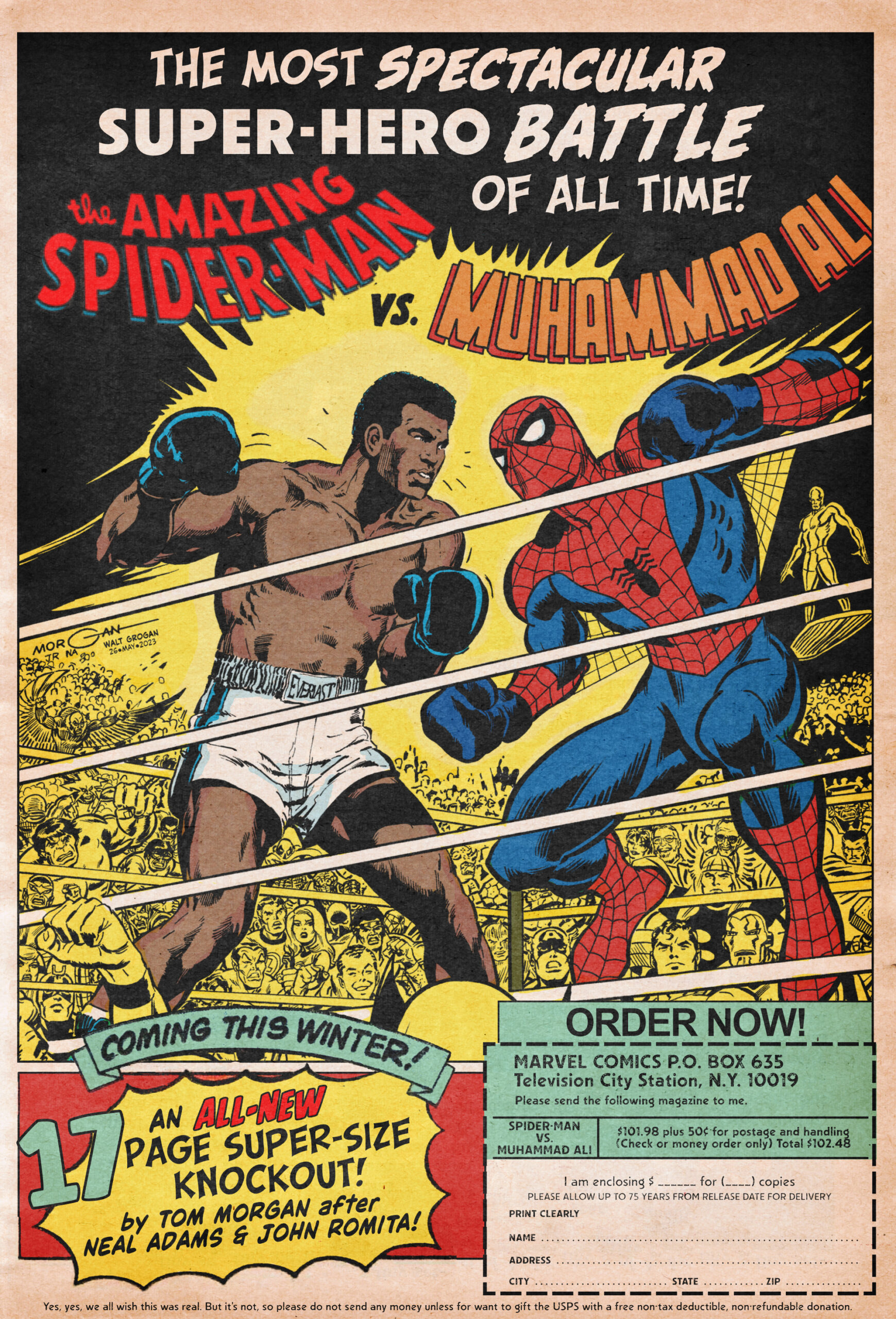 SPIDER-MAN VS. MUHAMMAD ALI: The Fight of the Century That Never Was ...