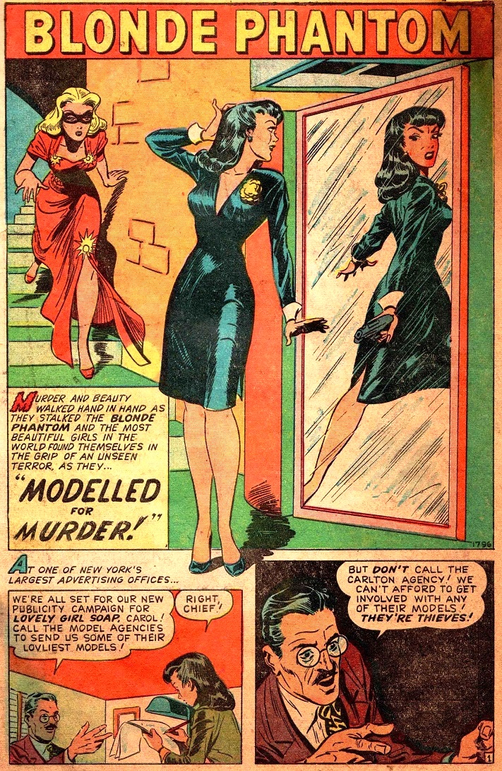 13 COVERS AND SPLASH PAGES: A BLONDE PHANTOM Salute to SYD SHORES ...