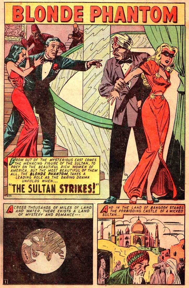 13 COVERS AND SPLASH PAGES: A BLONDE PHANTOM Salute to SYD SHORES ...