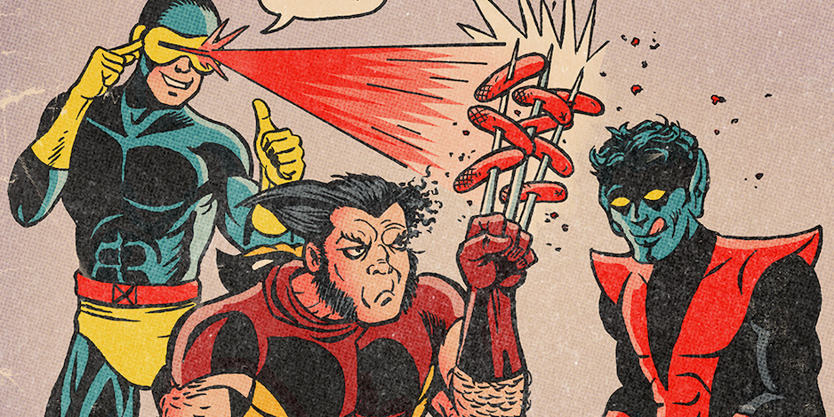 SUNDAY FUNNIES With KERRY CALLEN: Party Time for the X-MEN and the ...