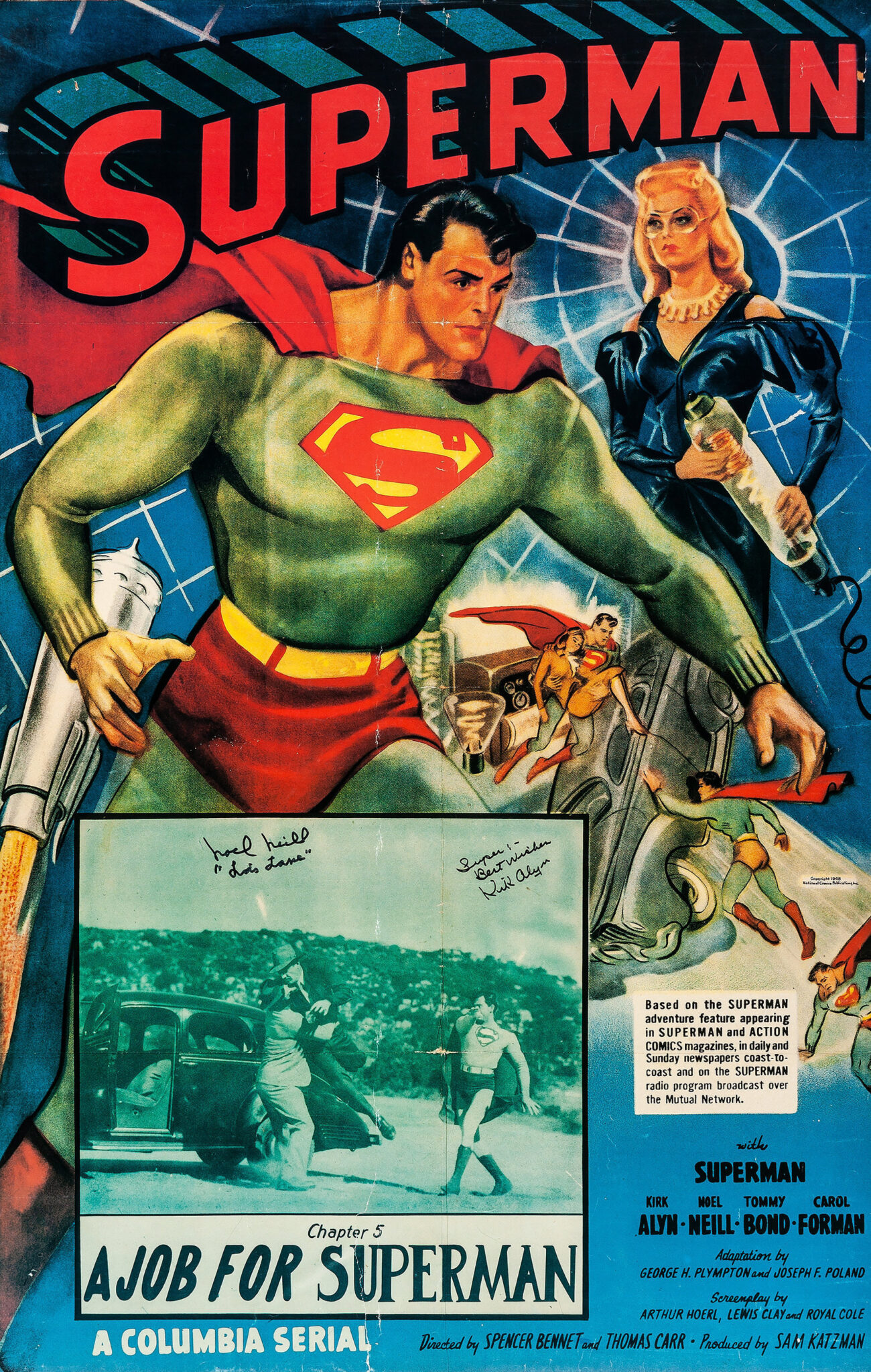 CLIFFHANGER! Dig These 13 Glorious SUPERHERO SERIAL POSTERS | 13th ...