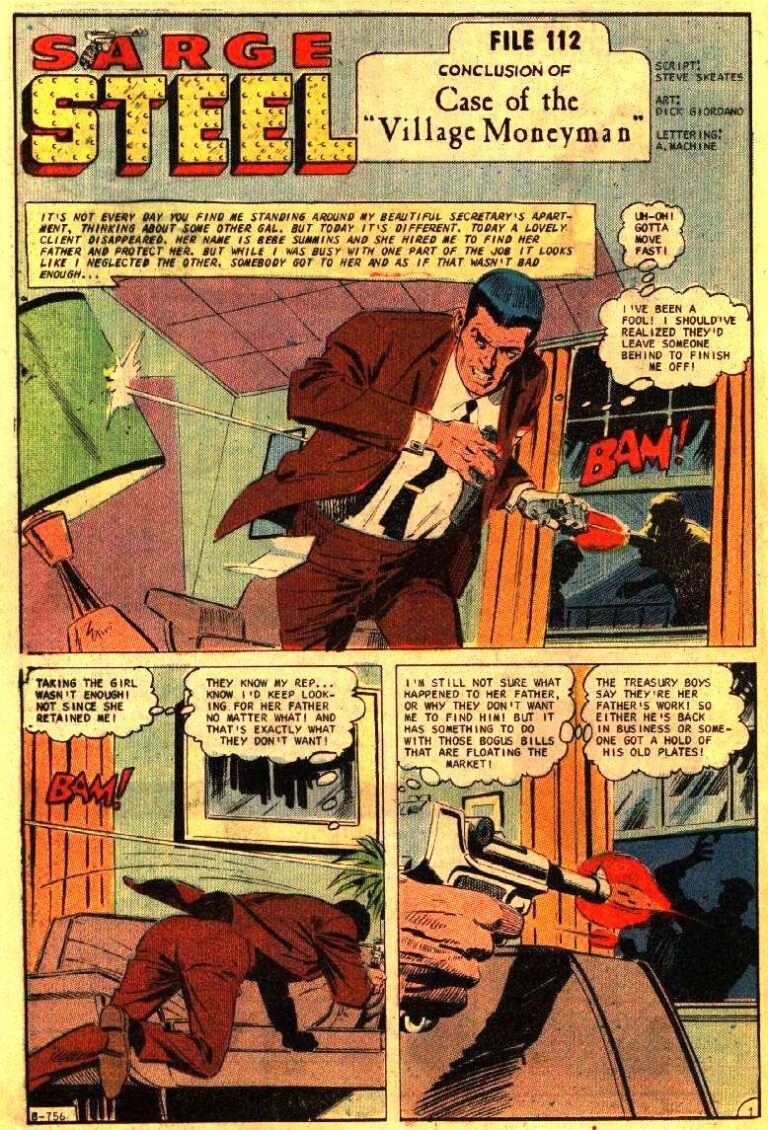 SARGE STEEL: 13 Classic DICK GIORDANO Charlton Covers and Pages | 13th ...