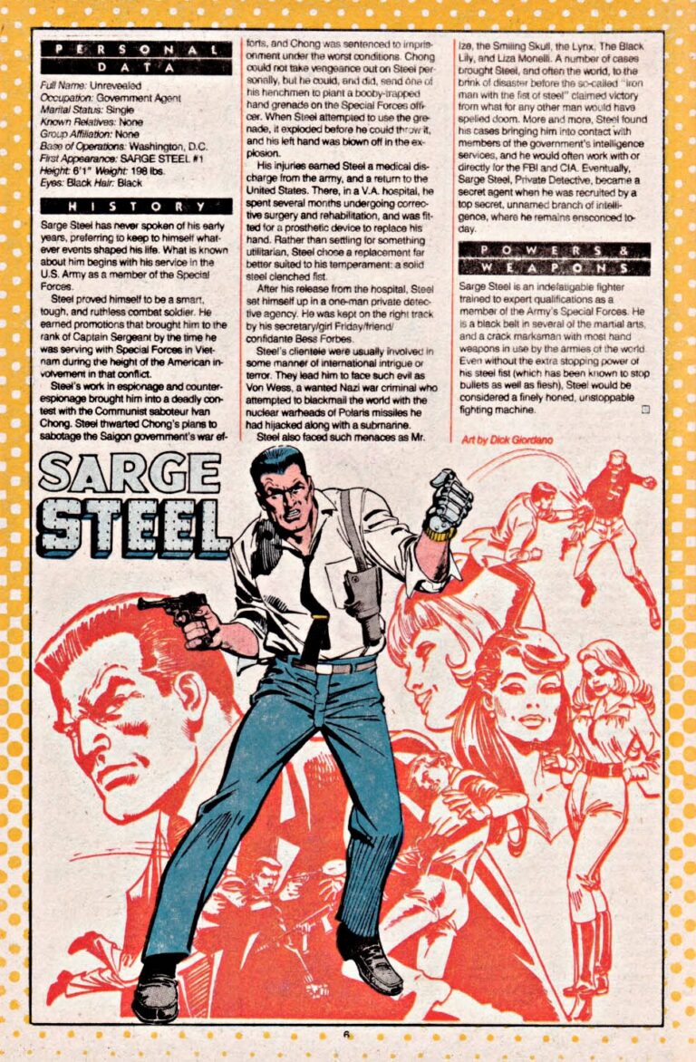 SARGE STEEL: 13 Classic DICK GIORDANO Charlton Covers and Pages | 13th ...