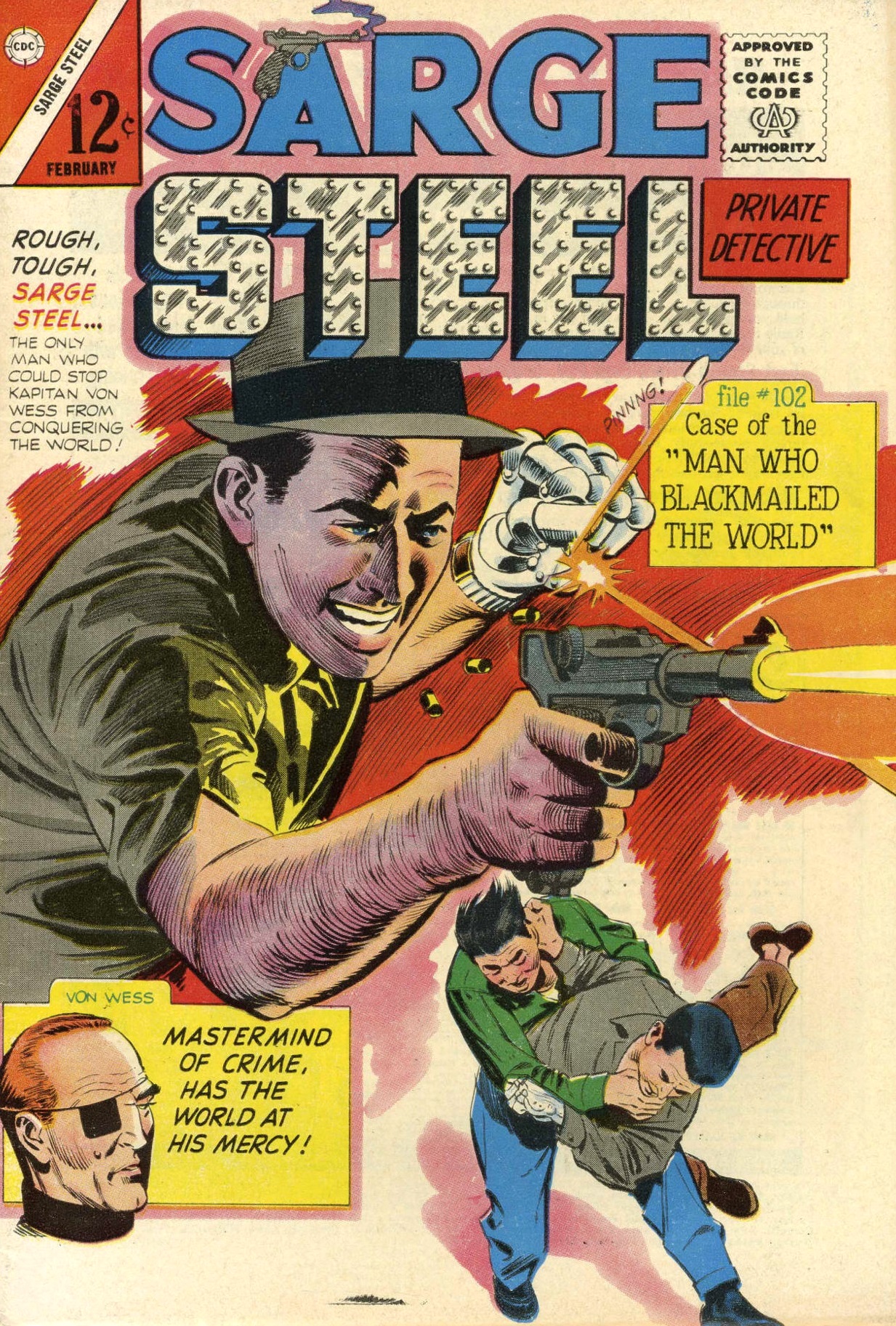 SARGE STEEL: 13 Classic DICK GIORDANO Charlton Covers and Pages | 13th ...