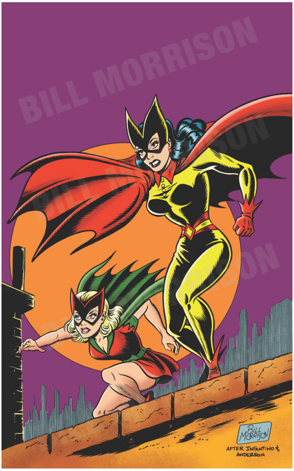 BATWOMAN AND BAT-GIRL: Dig This Homage to the Classic BATMAN AND ROBIN ...