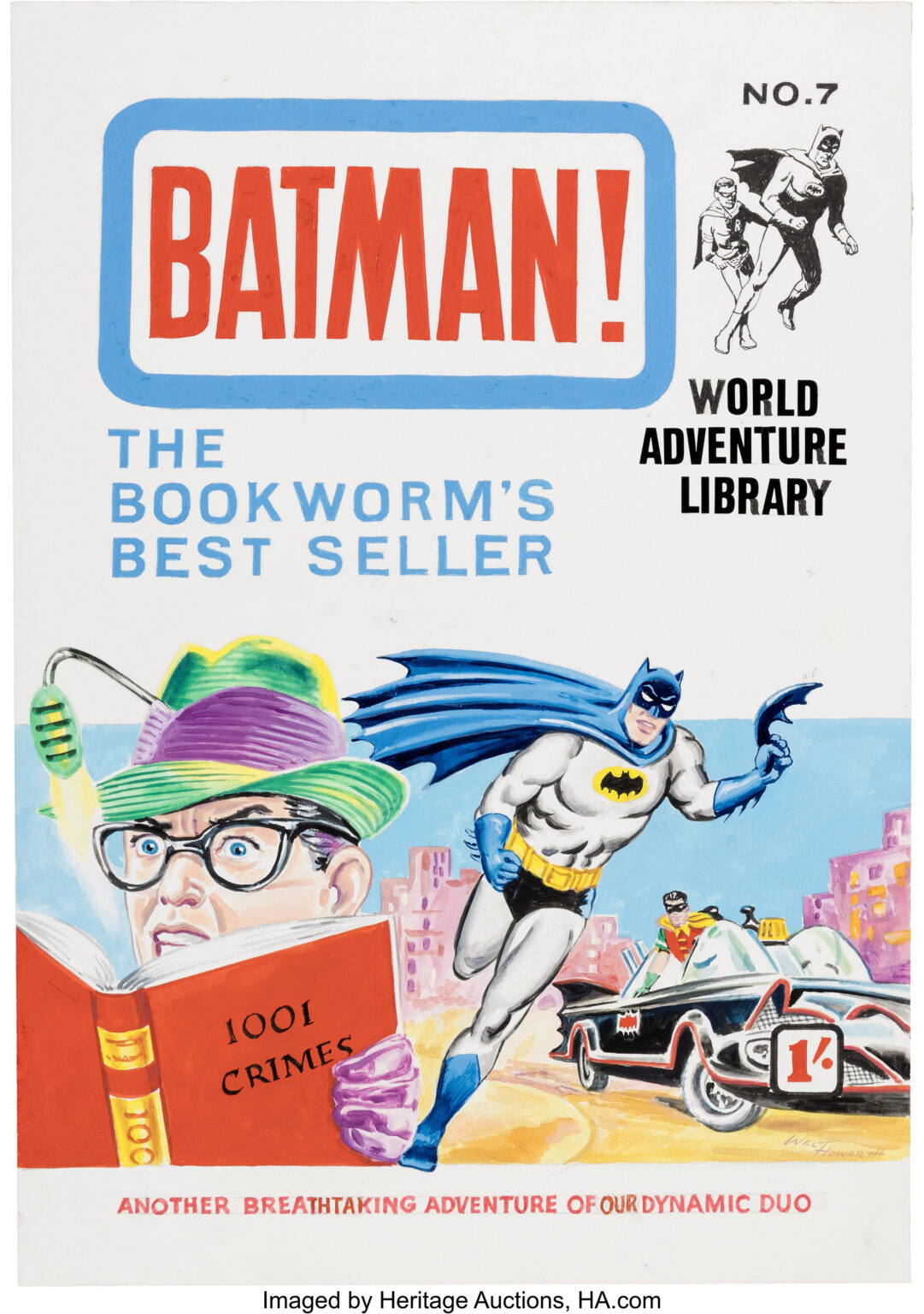 13 Smashing British BATMAN Paintings From the 1960s | 13th Dimension ...