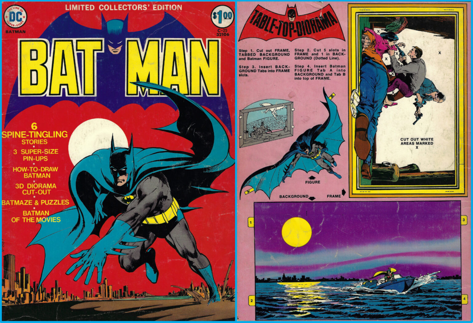 Dig This Complete Gallery of Finished DC COMICS Treasury Edition 3-D ...