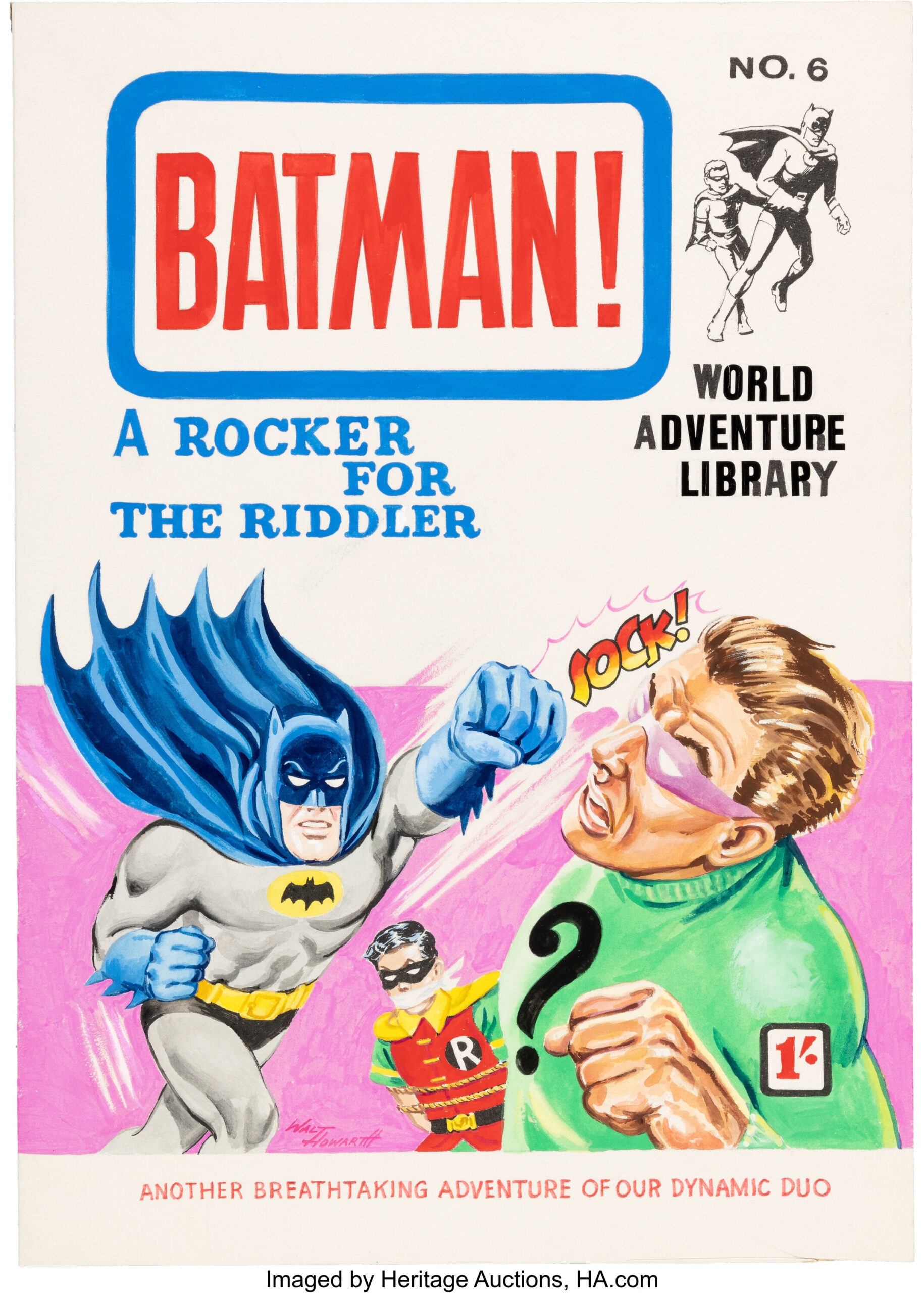 13 Smashing British BATMAN Paintings From the 1960s | 13th Dimension ...