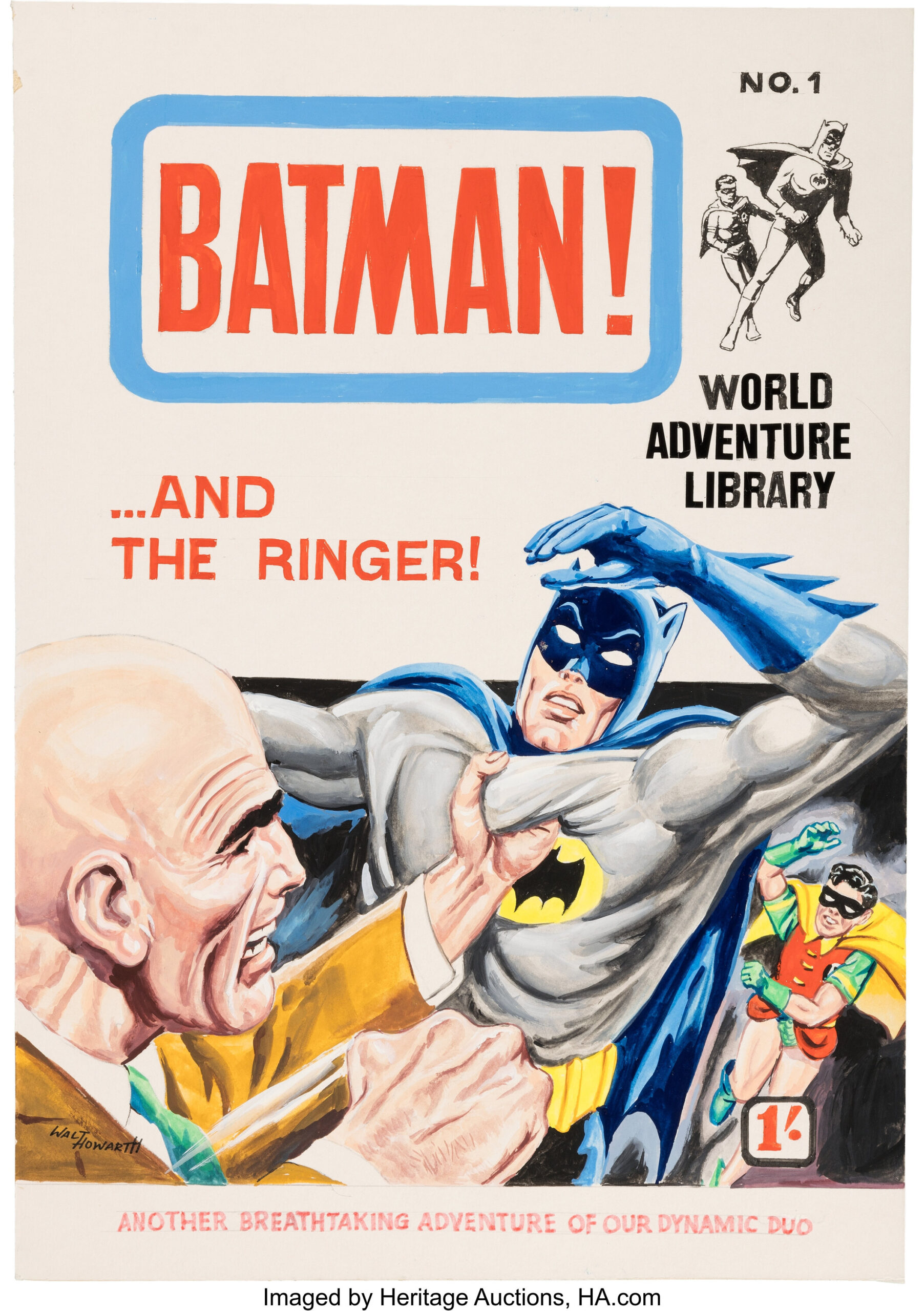 13 Smashing British BATMAN Paintings From the 1960s | 13th Dimension ...
