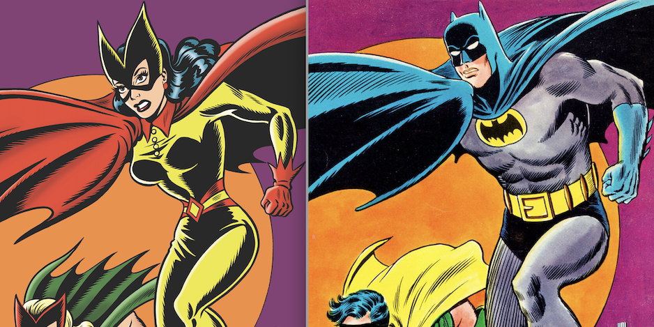BATWOMAN AND BAT-GIRL: Dig This Homage to the Classic BATMAN AND ROBIN ...