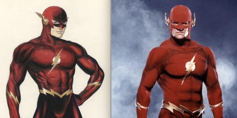 Dig DAVE STEVENS’ 1990 TV FLASH Costume Design | 13th Dimension, Comics ...