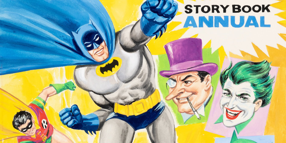 13 Smashing British BATMAN Paintings From the 1960s | 13th Dimension ...