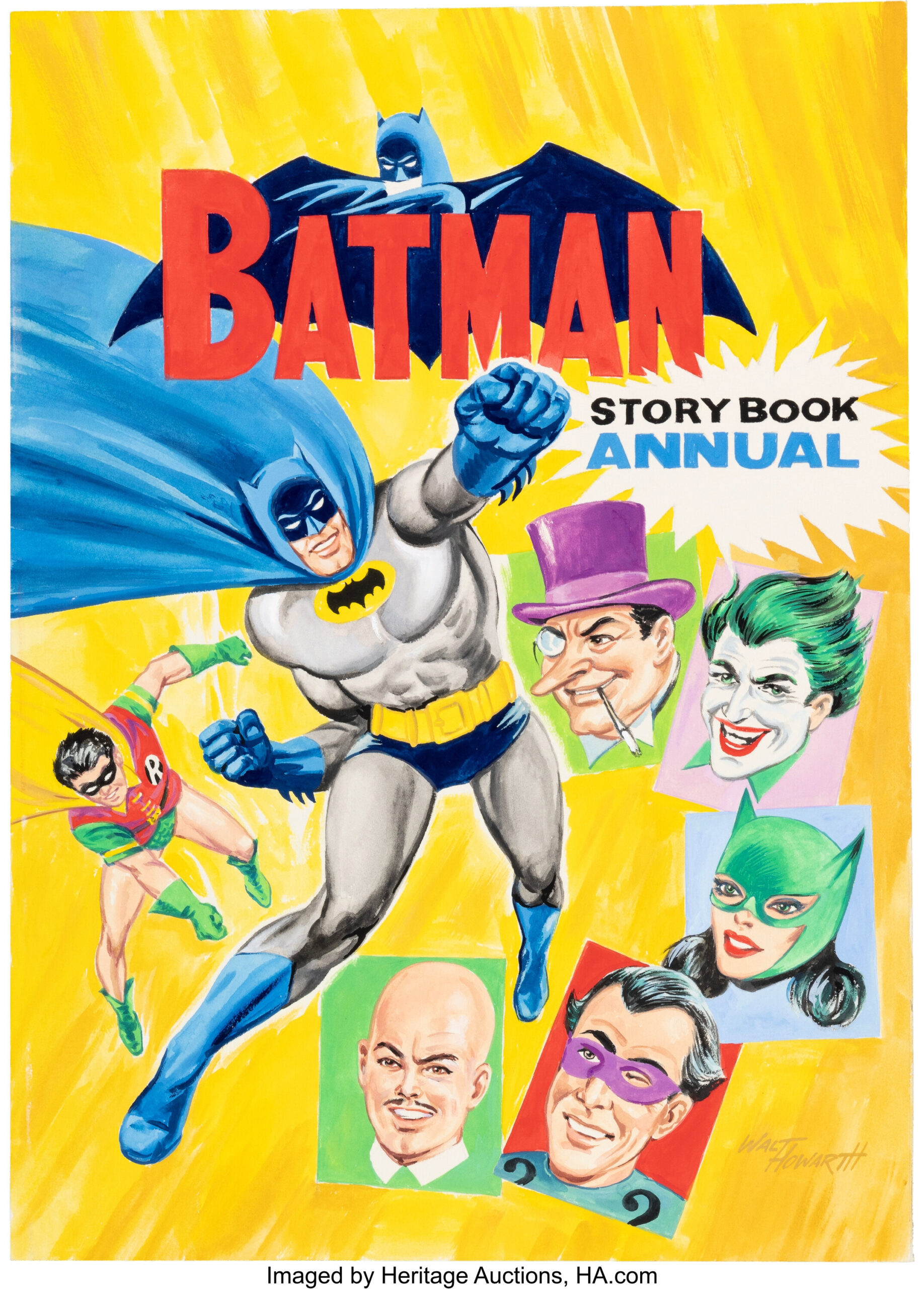 13 Smashing British BATMAN Paintings From the 1960s | 13th Dimension ...