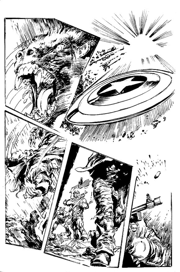 Dig NEAL ADAMS’ Never-Published Inks Over GENE COLAN’s CAPTAIN AMERICA ...