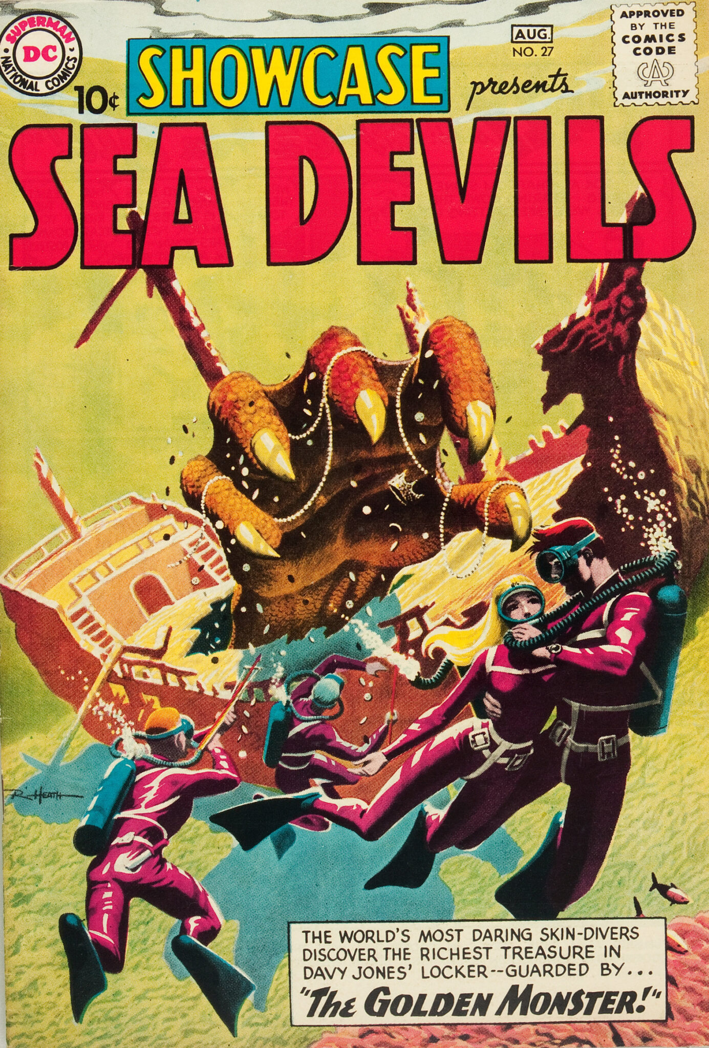 Dig These Utterly Gorgeous 13 SEA DEVILS COVERS | 13th Dimension ...