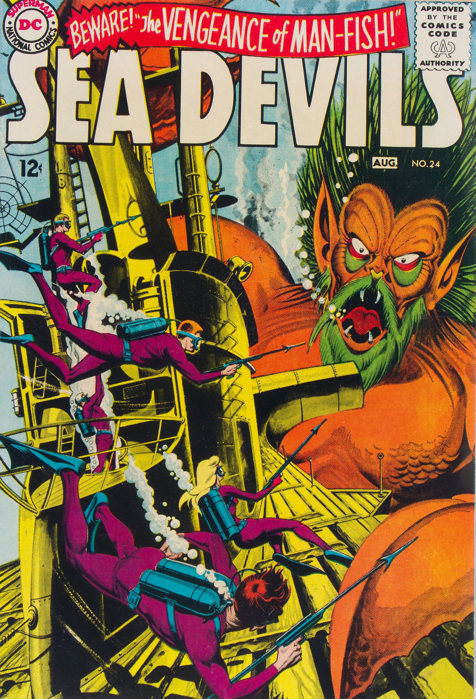 Dig These Utterly Gorgeous 13 SEA DEVILS COVERS | 13th Dimension ...