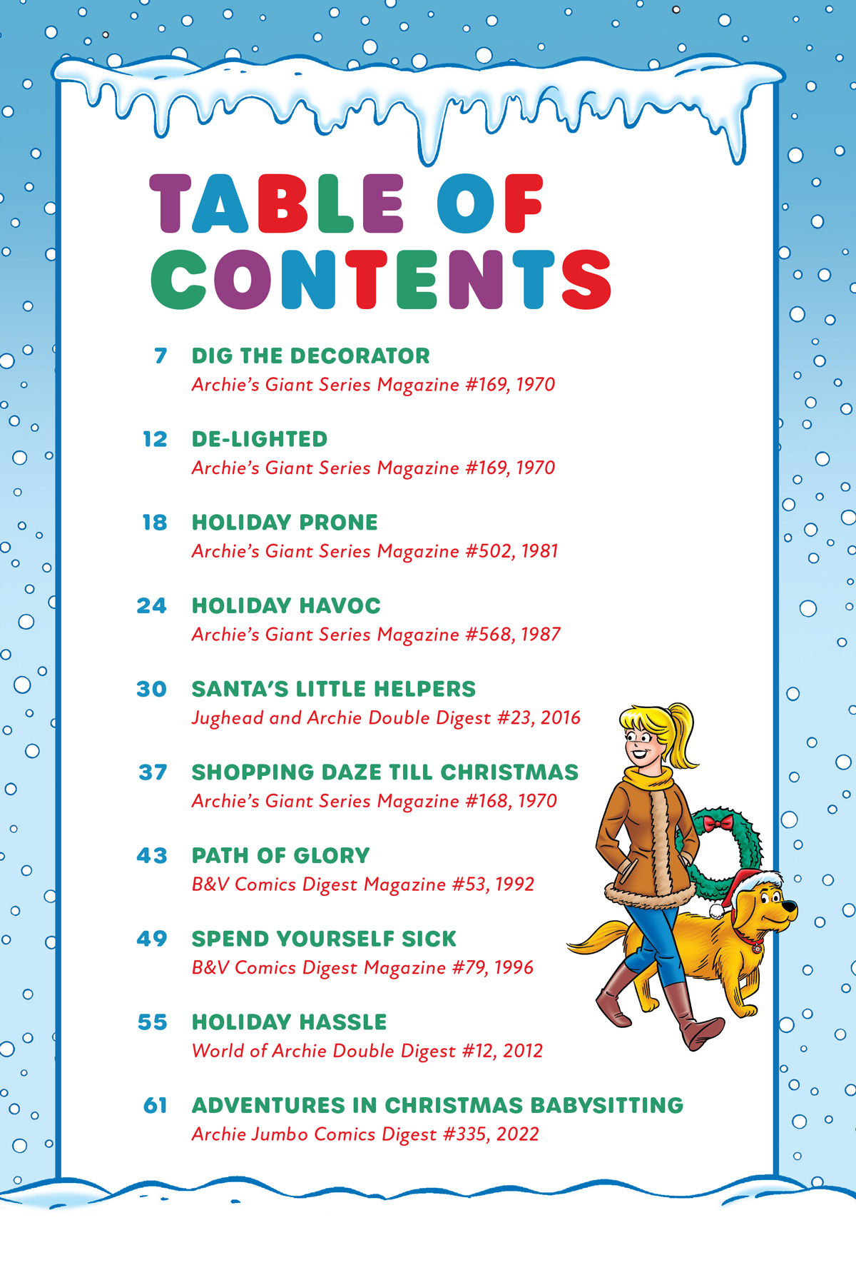 ARCHIE COMICS: It’s Beginning to Look a Lot Like CHRISTMAS — In ...