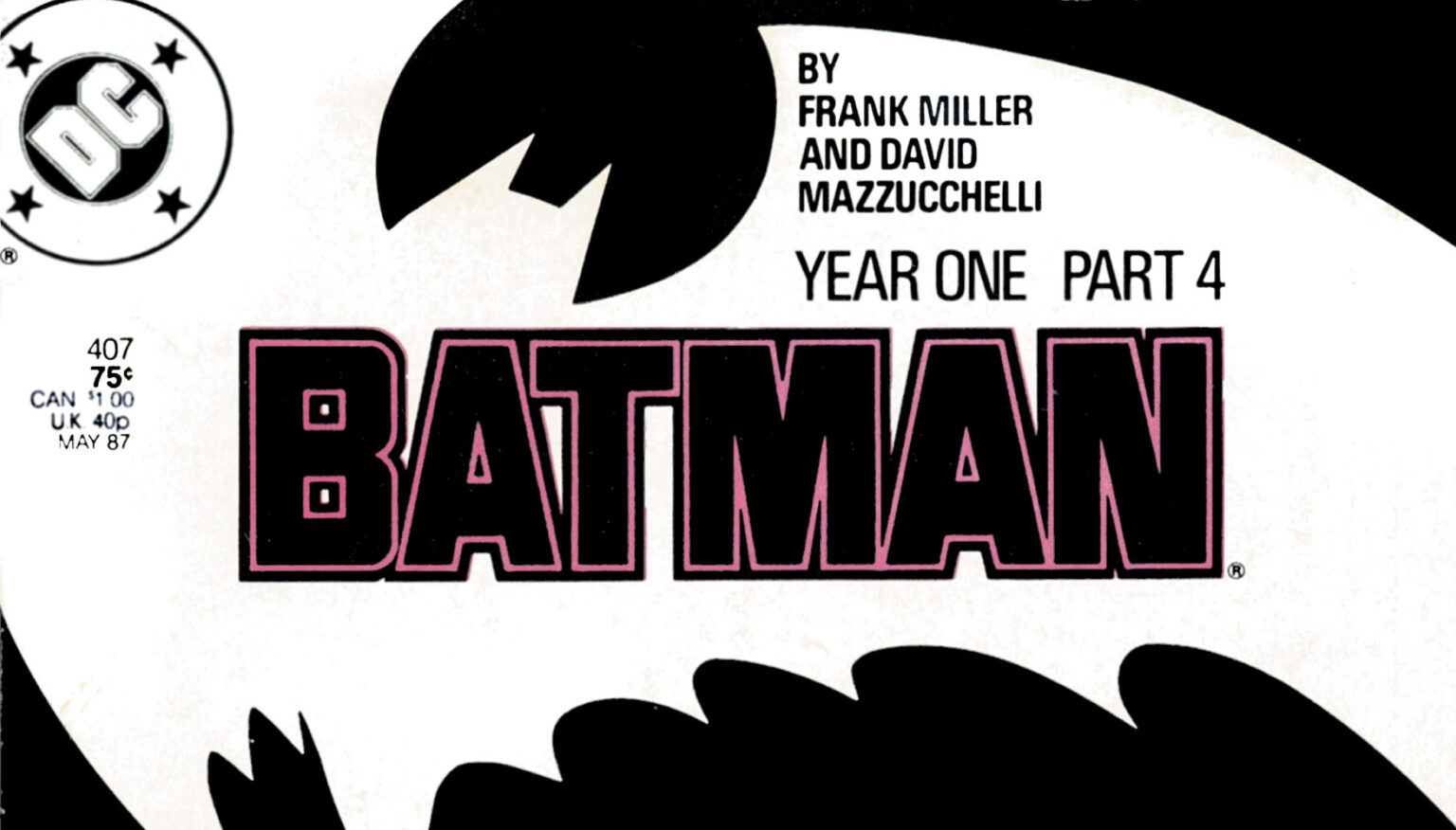 BATMAN: YEAR ONE — All Four Issues to Be Re-Released As Facsimile ...