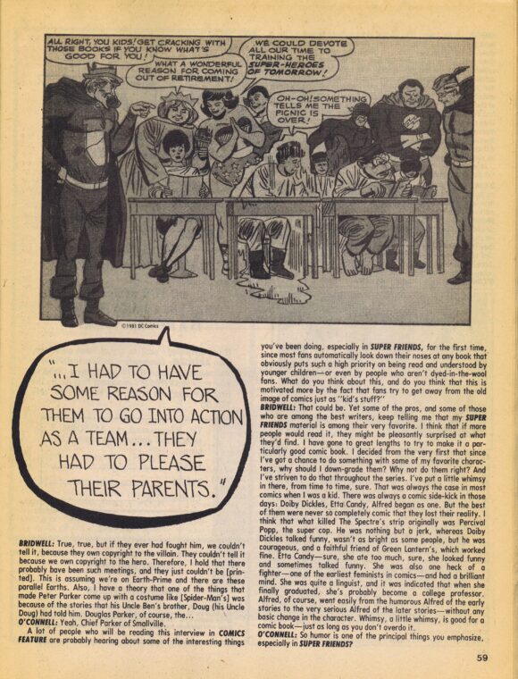 E. NELSON BRIDWELL SPEAKS: A Must-Read Vintage Interview With DC’s ...