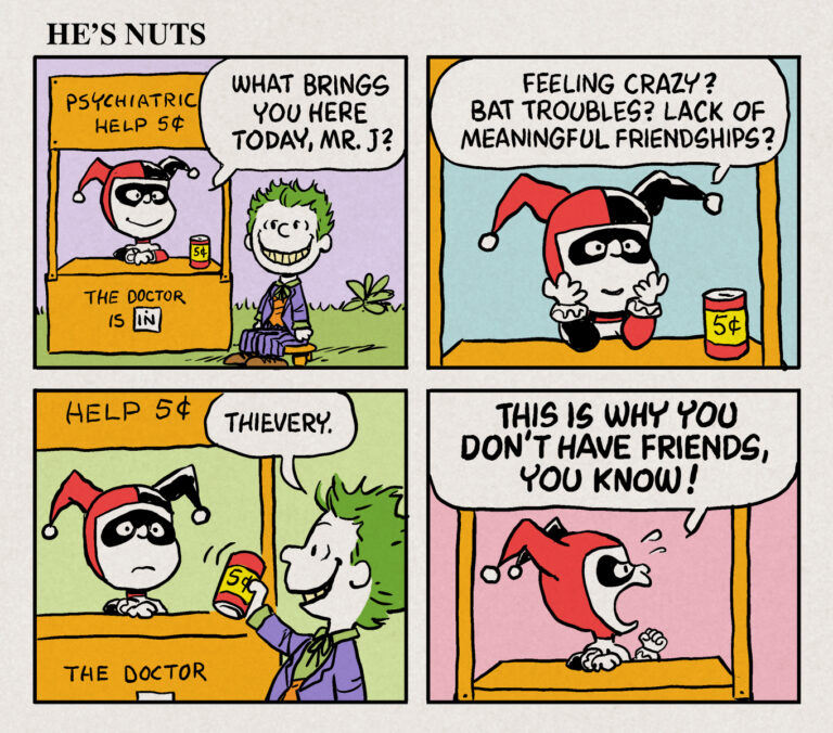 GOOD GRIEF! What If DC COMICS’ Heroes and Villains Were PEANUTS ...