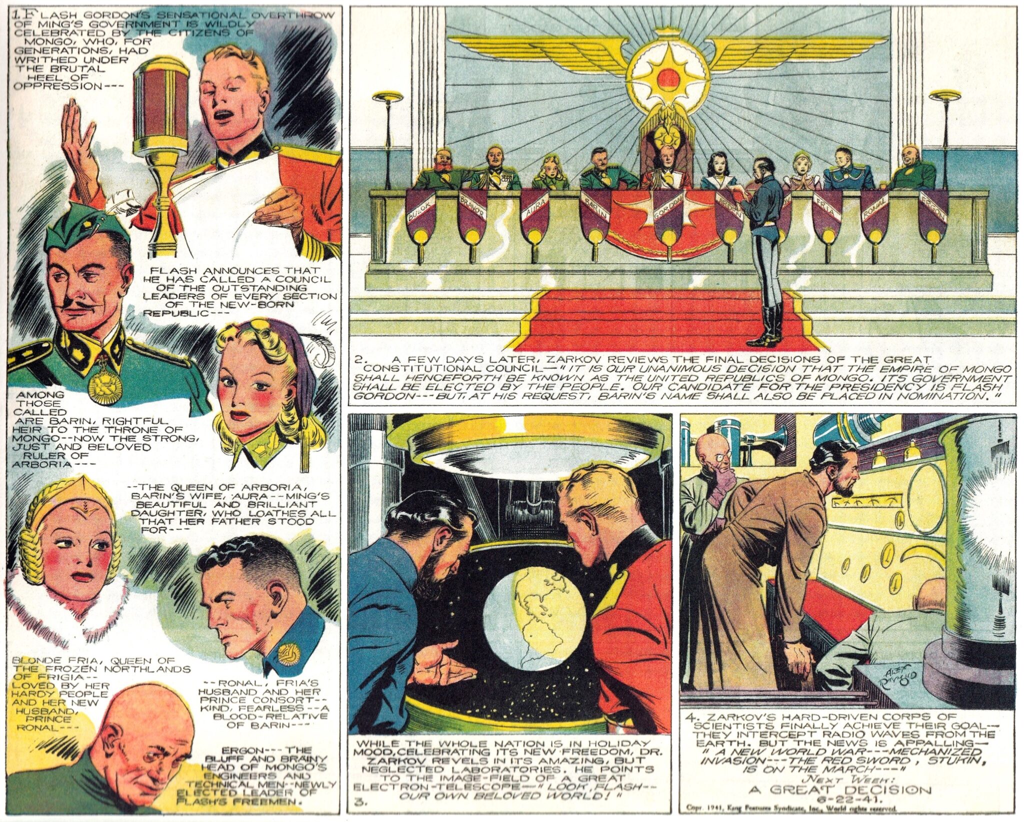 13 Fabulous FLASH GORDON STRIPS: An ALEX RAYMOND Birthday Celebration ...