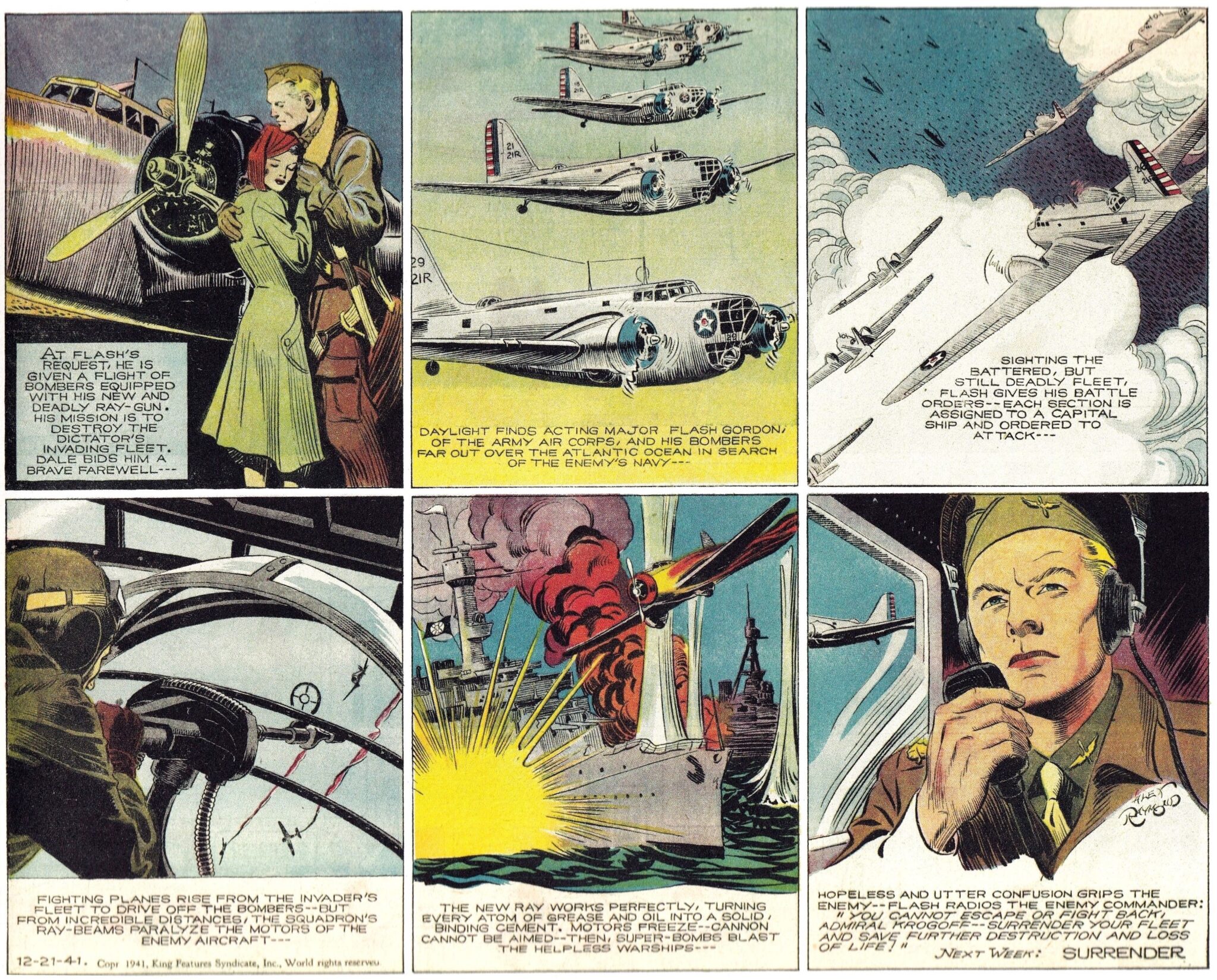 13 Fabulous FLASH GORDON STRIPS: An ALEX RAYMOND Birthday Celebration ...