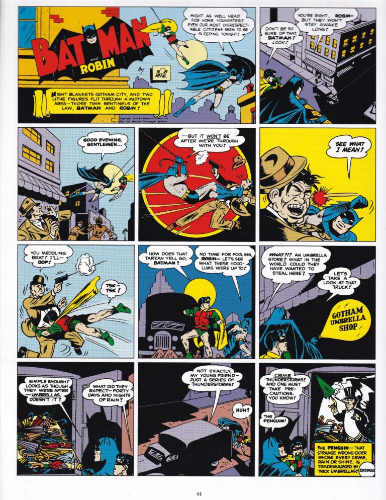 Dig the FIRST 13 BATMAN NEWSPAPER STRIPS: An 80th Anniversary ...
