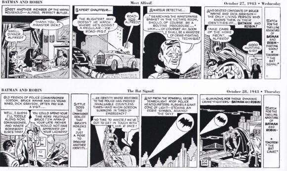 Dig the FIRST 13 BATMAN NEWSPAPER STRIPS: An 80th Anniversary Celebration | 13th Dimension ...
