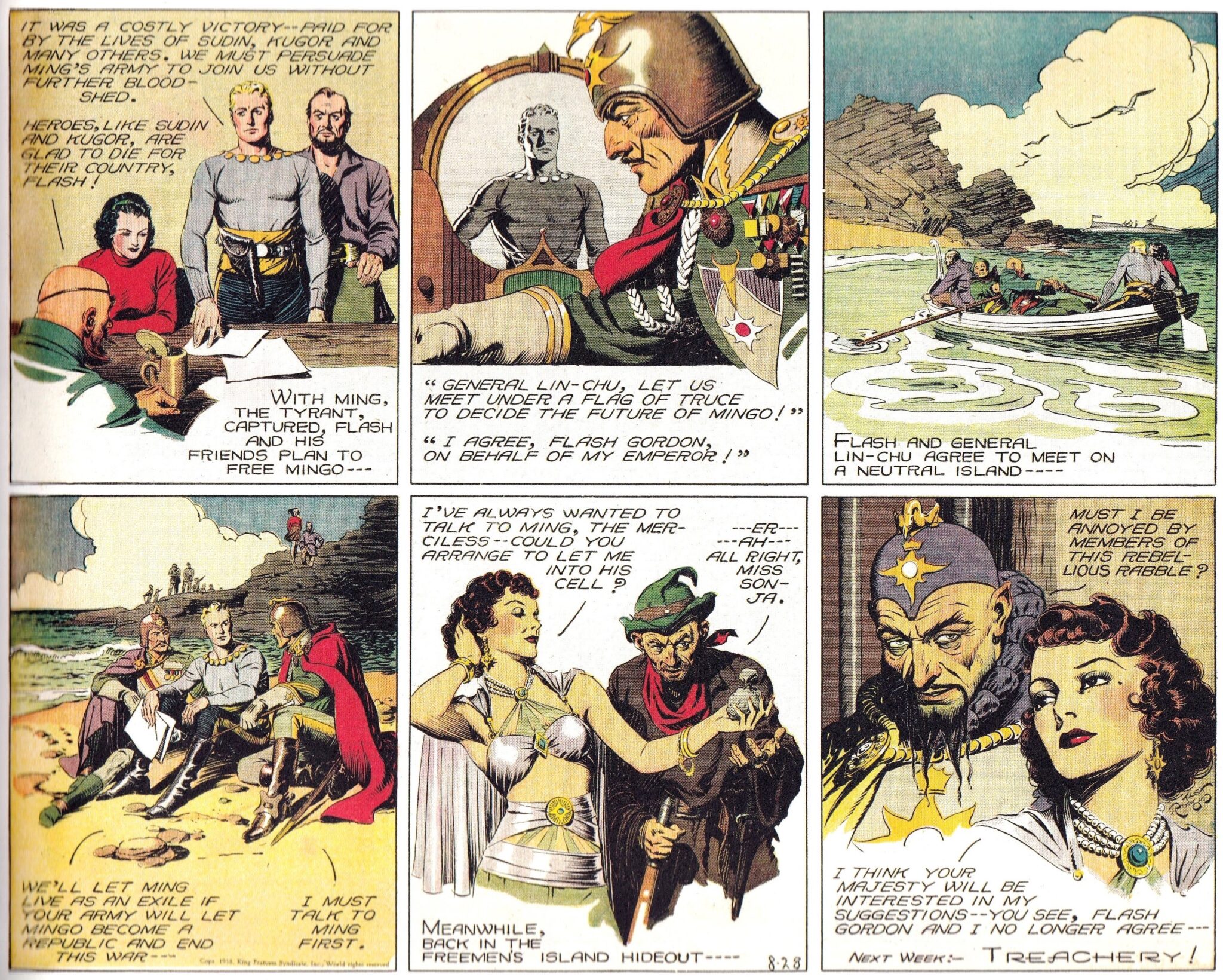 13 Fabulous FLASH GORDON STRIPS: An ALEX RAYMOND Birthday Celebration ...