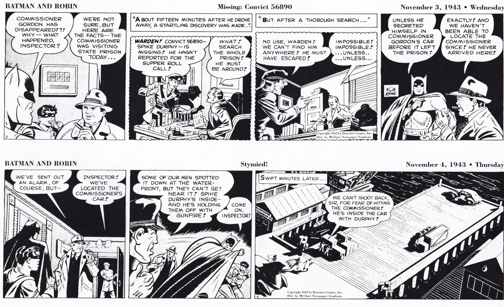 Dig the FIRST 13 BATMAN NEWSPAPER STRIPS: An 80th Anniversary ...