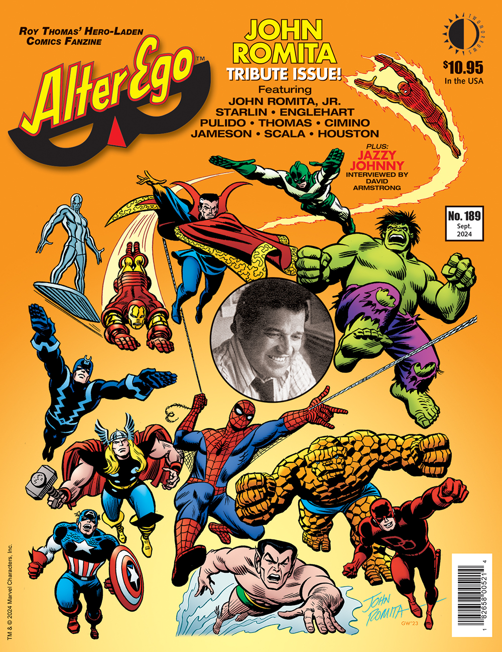 JOHN ROMITA Tribute Issue Coming From ROY THOMAS’ ALTER EGO | 13th ...