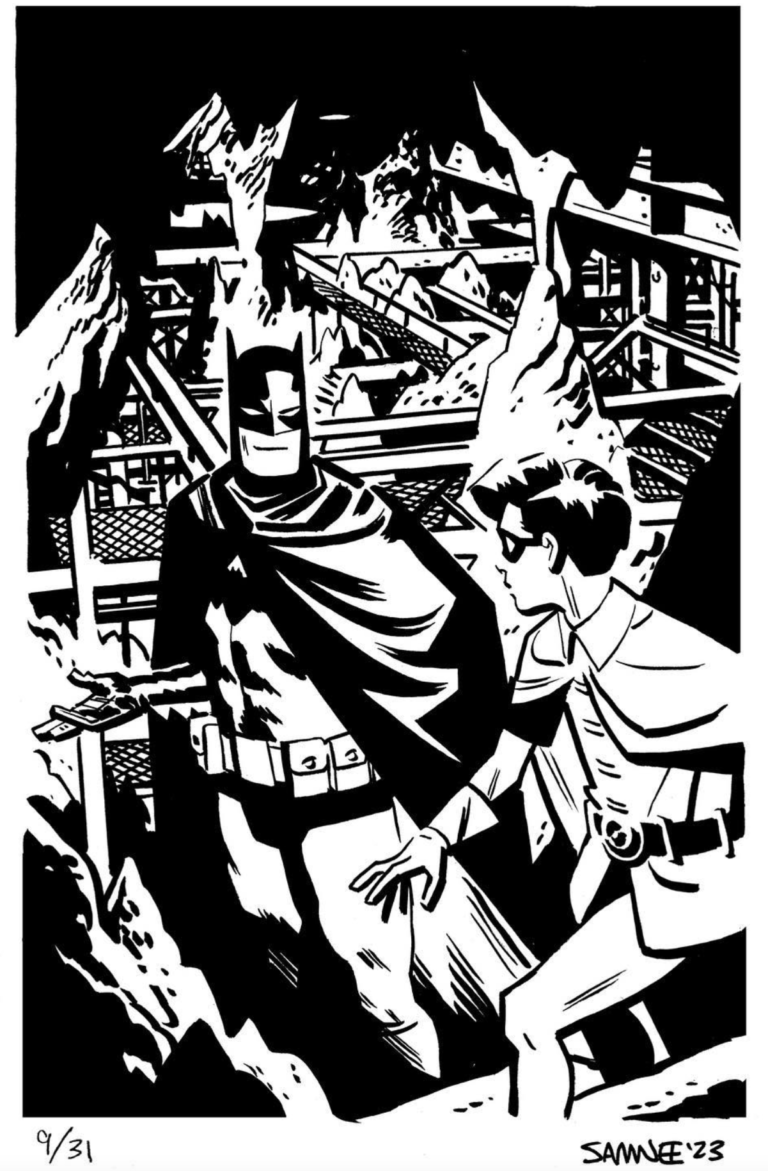 13 Magnificent BATMAN Sketches by CHRIS SAMNEE | 13th Dimension, Comics ...