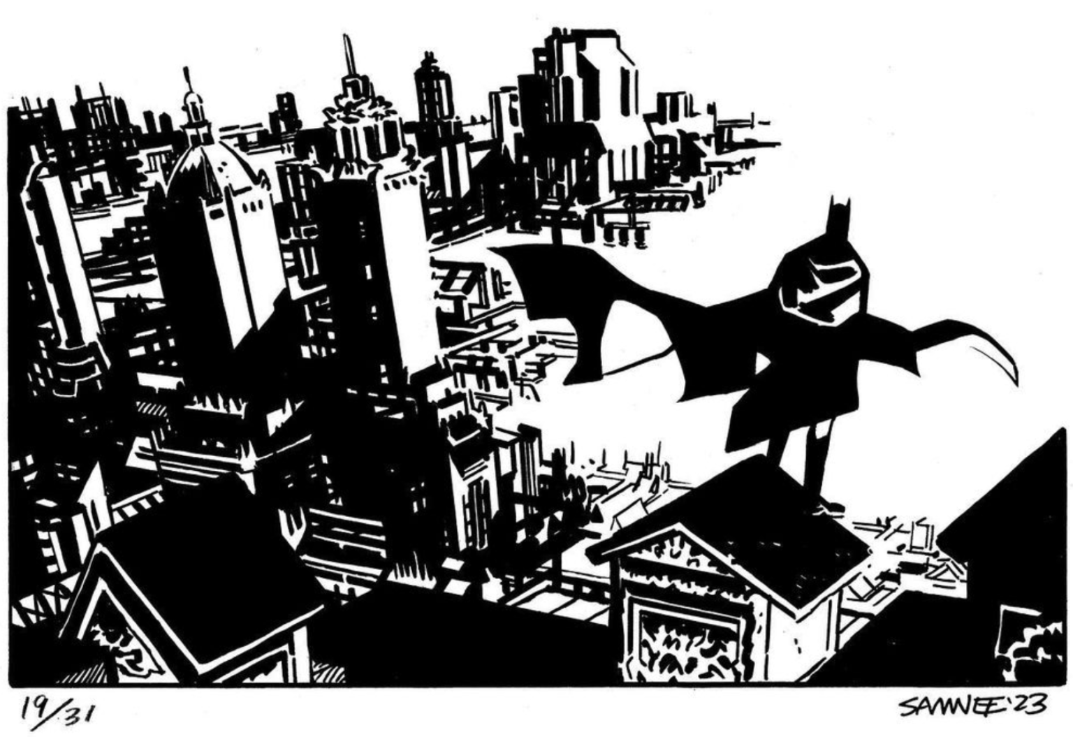 13 Magnificent BATMAN Sketches by CHRIS SAMNEE | 13th Dimension, Comics ...