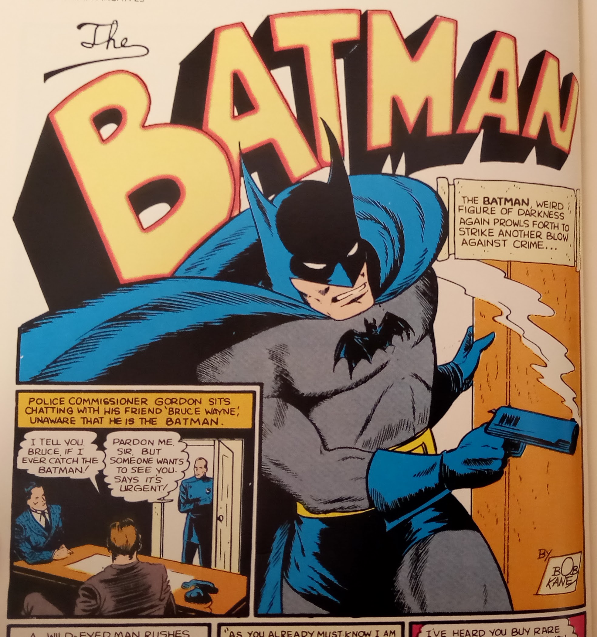 13 Fascinating BOB KANE PANELS From BATMAN’S First Year | 13th ...