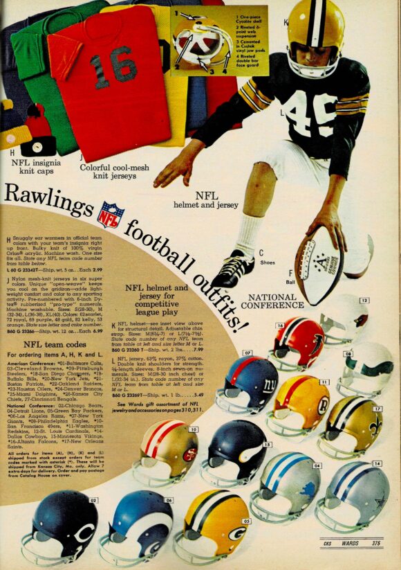 Dig These 13 Groovy 1970s NFL Catalogue Pages | 13th Dimension, Comics ...