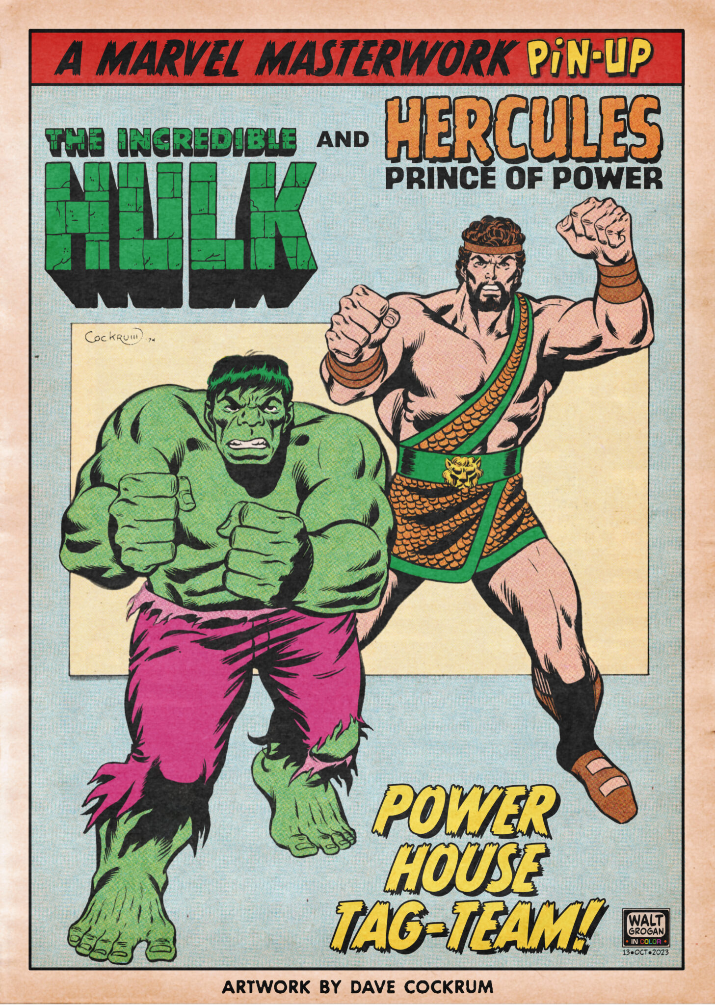 Dig These Gorgeous DAVE COCKRUM AVENGERS Pin-Ups That Should Have Been ...