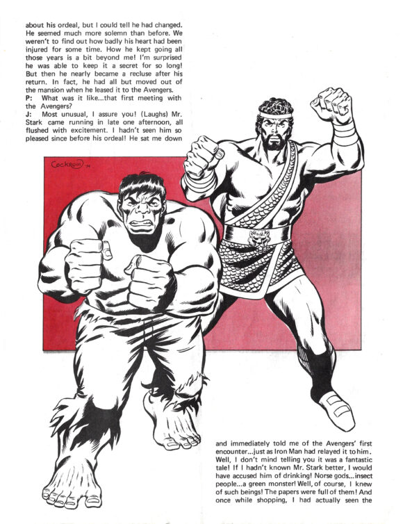 Dig These Gorgeous DAVE COCKRUM AVENGERS Pin-Ups That Should Have Been ...