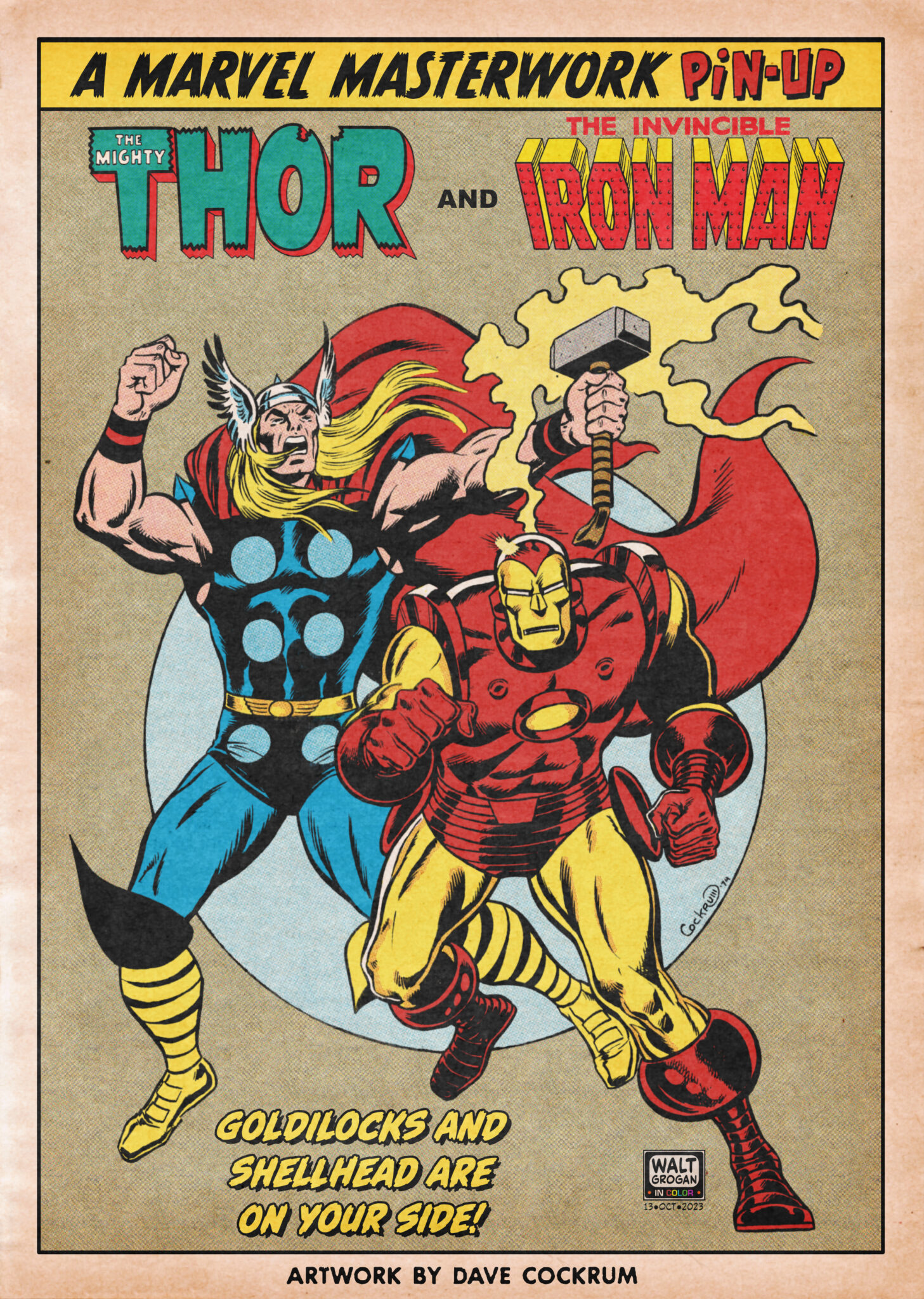 Dig These Gorgeous DAVE COCKRUM AVENGERS Pin-Ups That Should Have Been ...