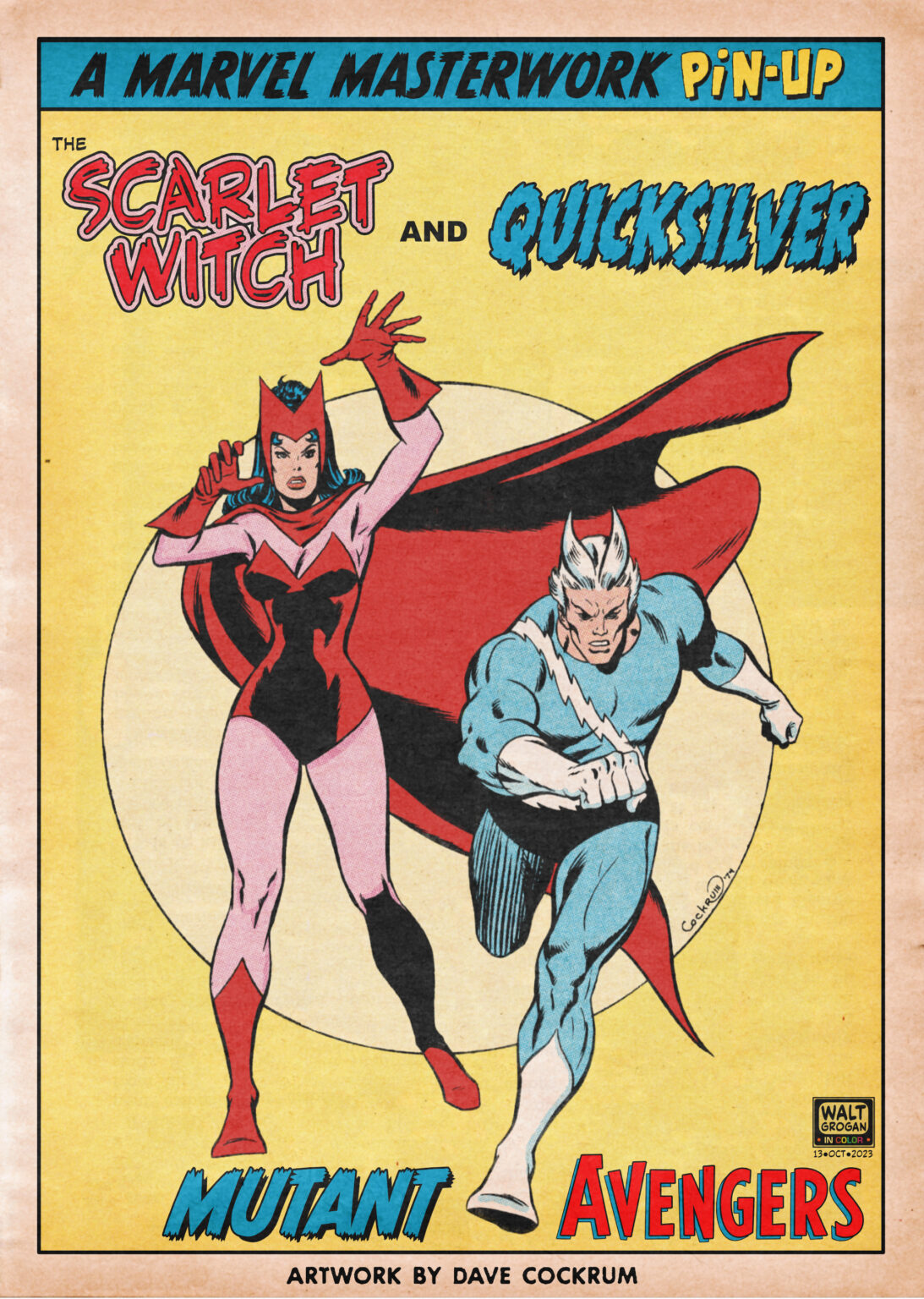 Dig These Gorgeous DAVE COCKRUM AVENGERS Pin-Ups That Should Have Been ...