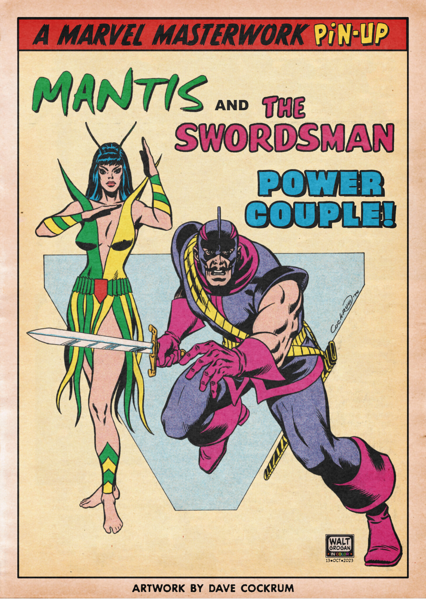Dig These Gorgeous DAVE COCKRUM AVENGERS Pin-Ups That Should Have Been ...